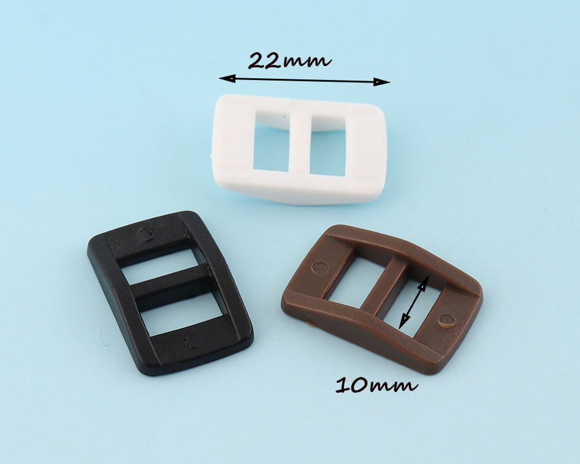 20pcs 10mm Mini Plastic Buckle Release Buckle Adjuster Buckle | Etsy
