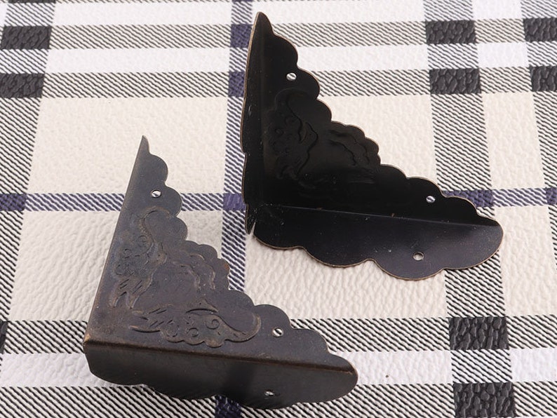 Antique Bronze Corners 8pcs1 5/840mm Embossed Corner - Etsy