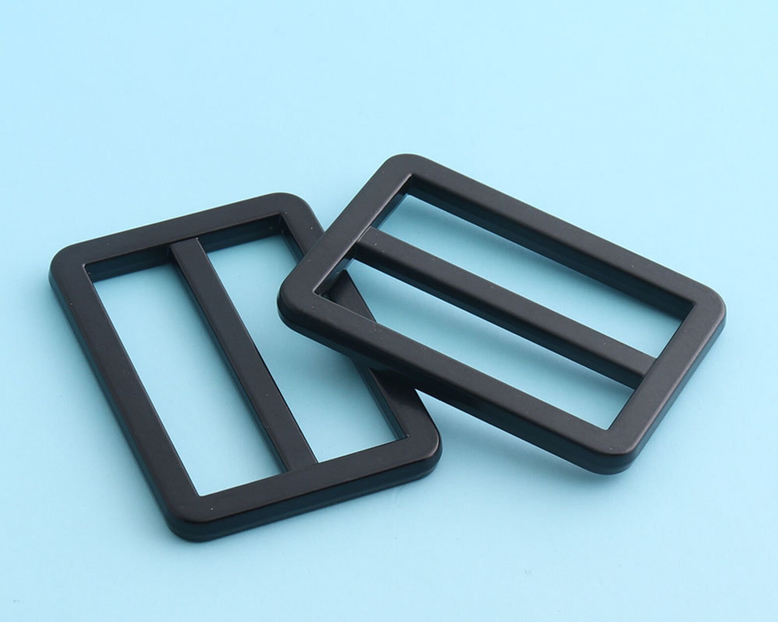 Large Black Belt Buckle 45mm Alloy Adjuster Buckle Tri Bar - Etsy