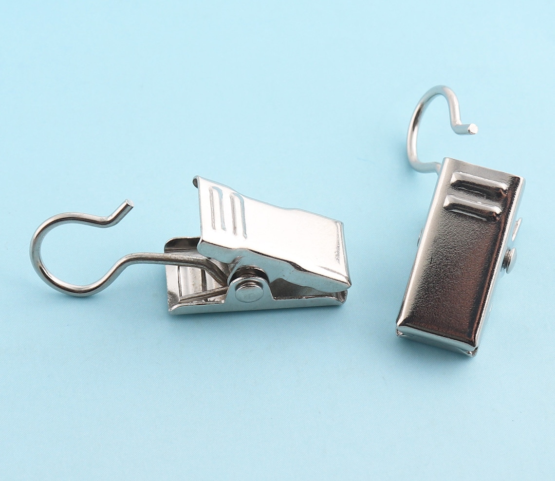 Silver Alligator Clips 20pcs 18mm Metal Curtain Clips Hair - Etsy