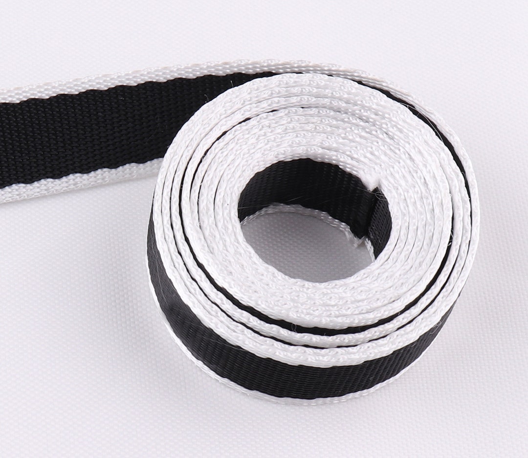 White Webbing 5 Yards*15mm Light Weight Webbing Fabric Belt Canvas ...