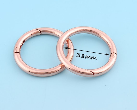 Rose Gold Spring Hook Push Gate Snap Hook4pcs 1 1/2 | Etsy