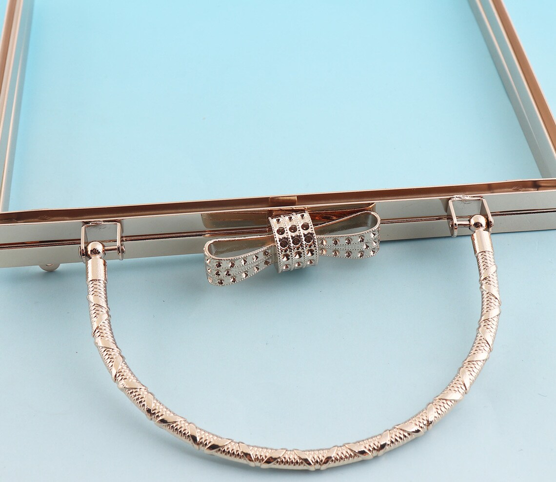 Light Gold Purse Frame 18*16cm Bag Frame Bag Frames Arched Pattern ...