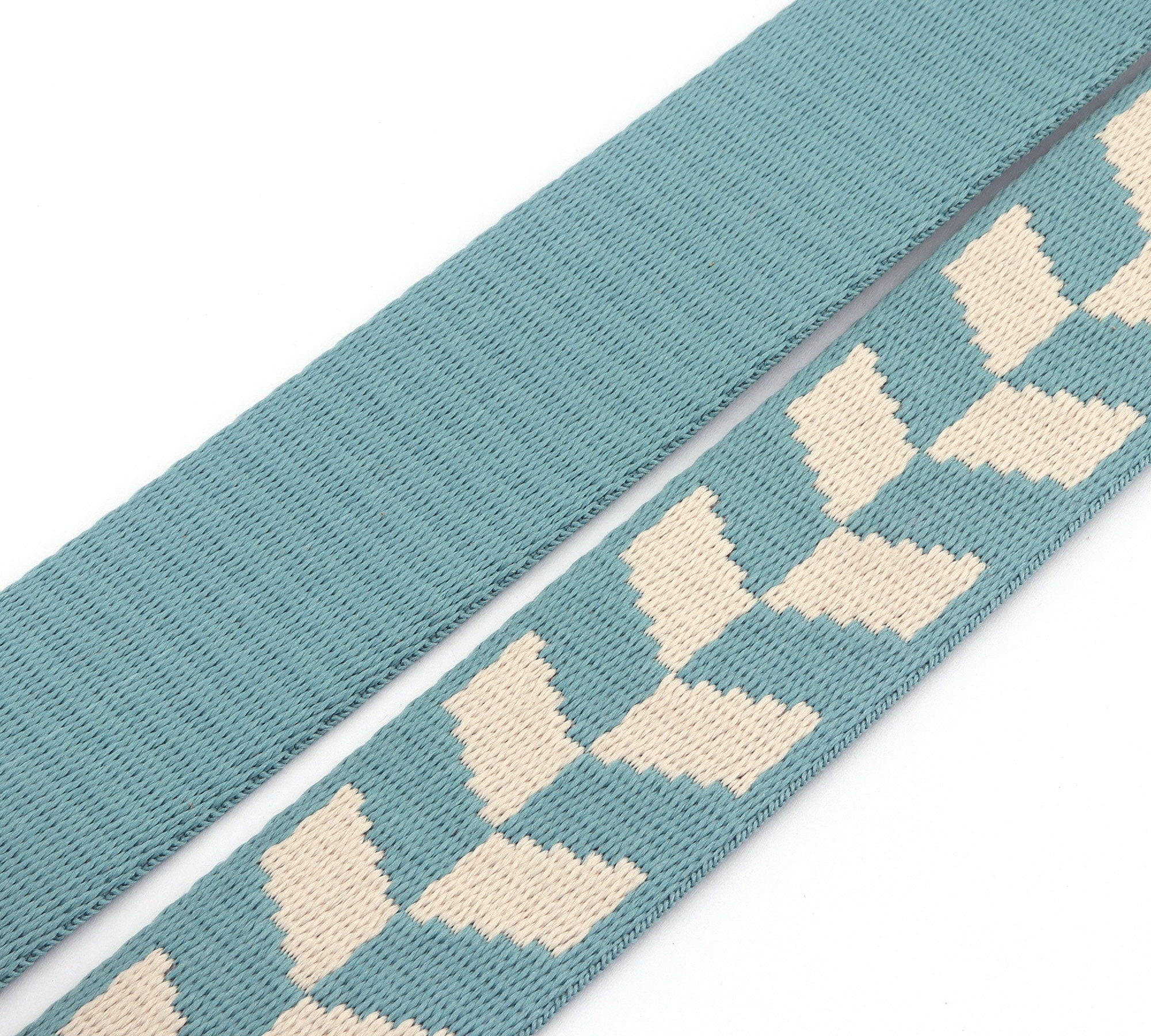 Cotton Webbing 38mm Green Stripe Webbing for bag handles Belt | Etsy