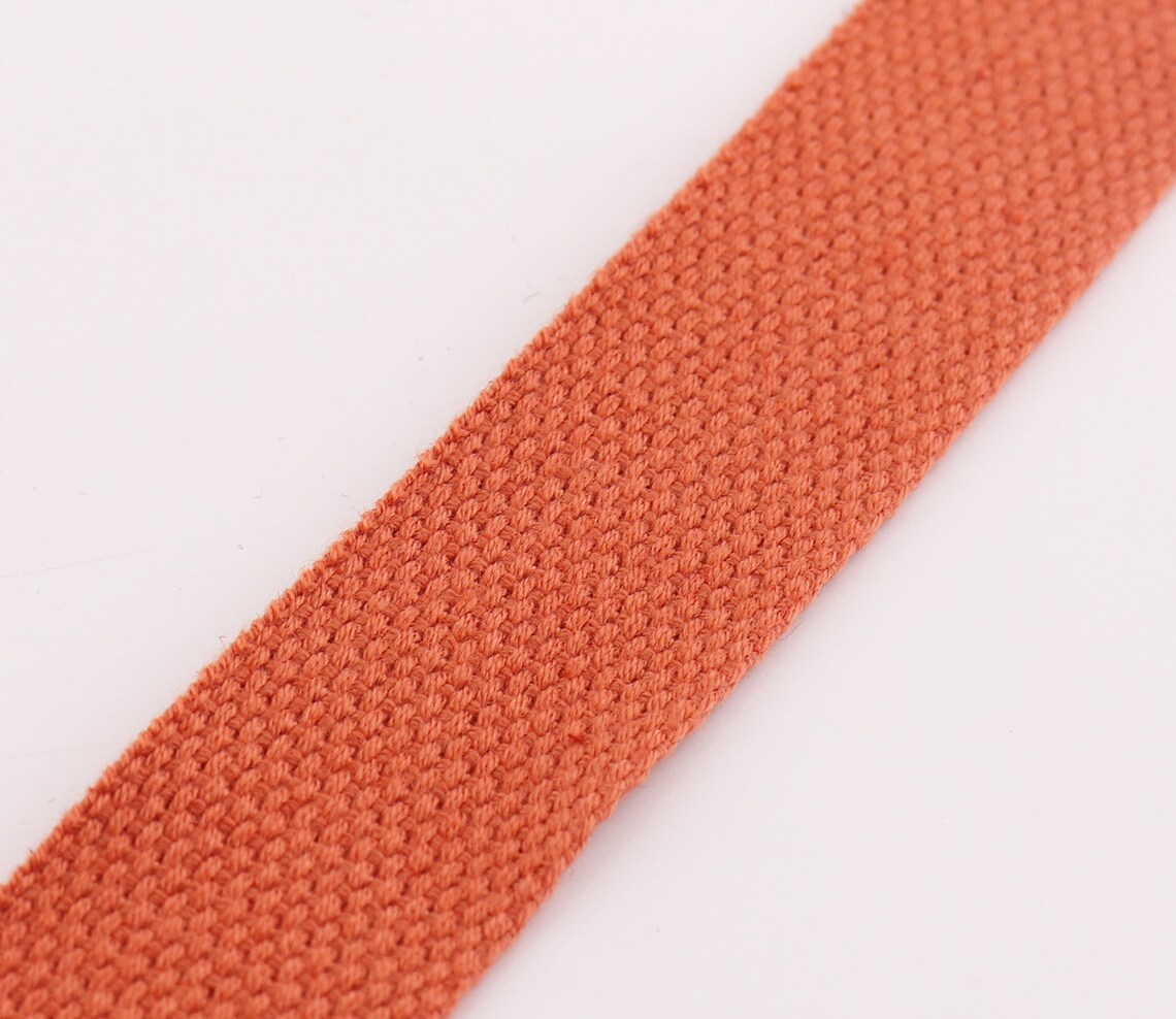 Light Orange Webbing 5 Yards*25mm Bag Strap Solid Color Webbing Fabric ...