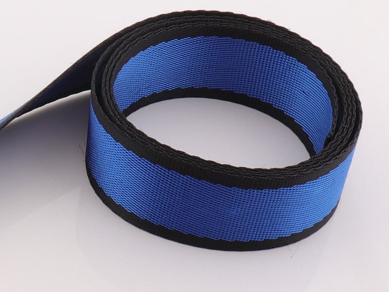 Blue Webbing 1inch Light Weight Webbing Leash Webbingstripes - Etsy