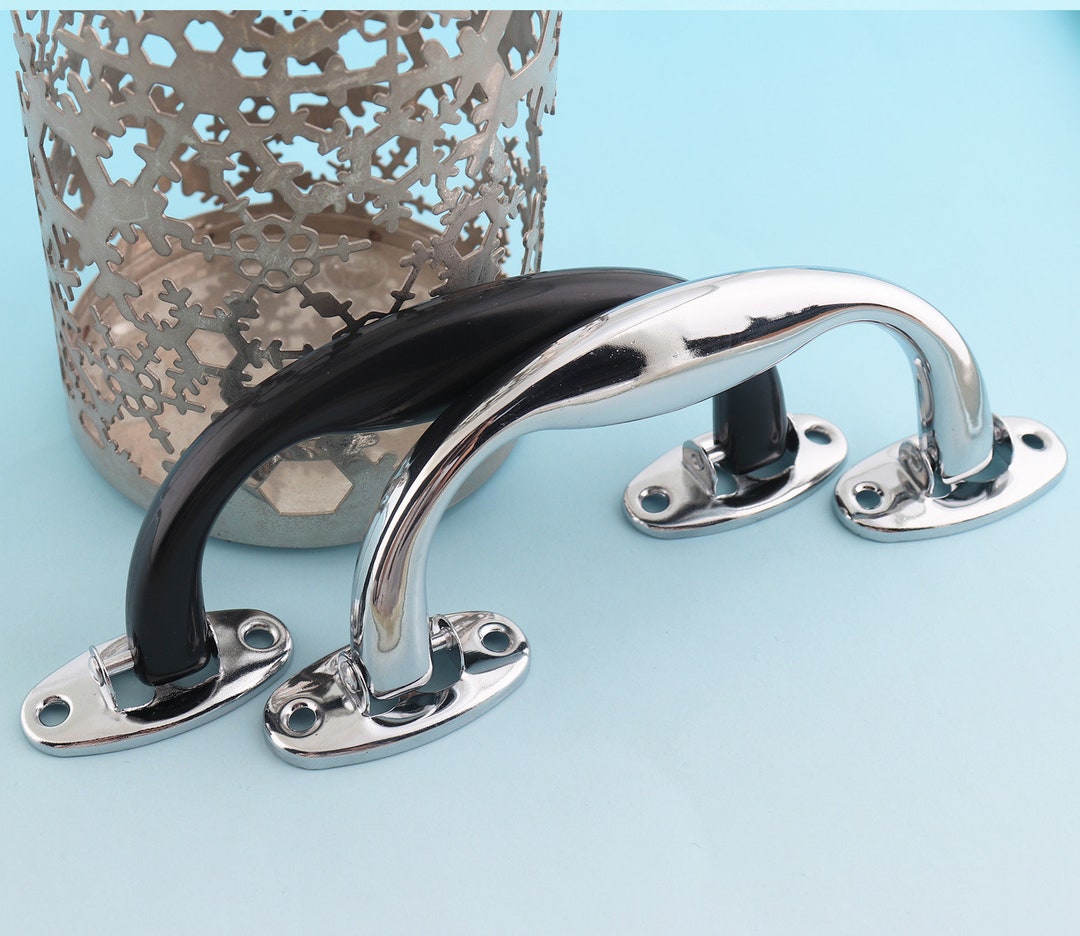 Black Plastic Handle 2pcs 12*5cm Bag Handle Suitcase Handle Arched ...