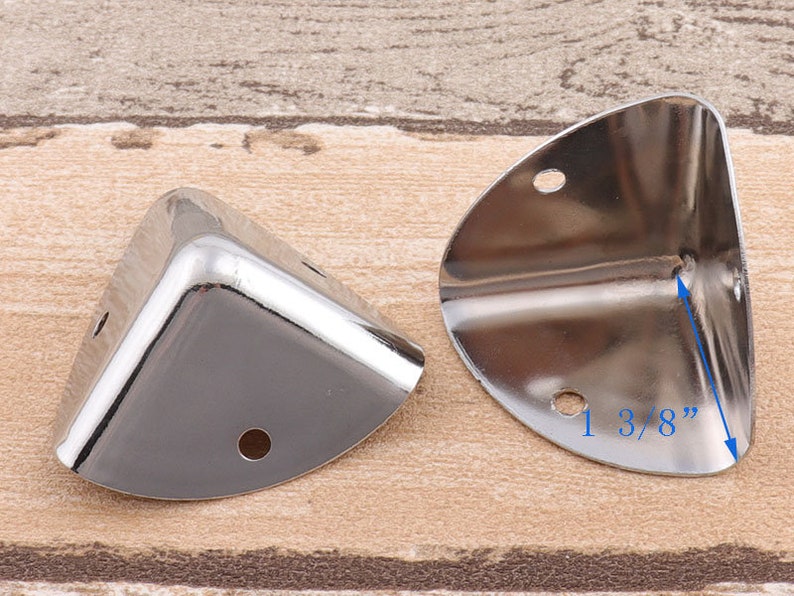 Silver Corner Protector 6pcs 1 3/8decorative Bag Corner - Etsy