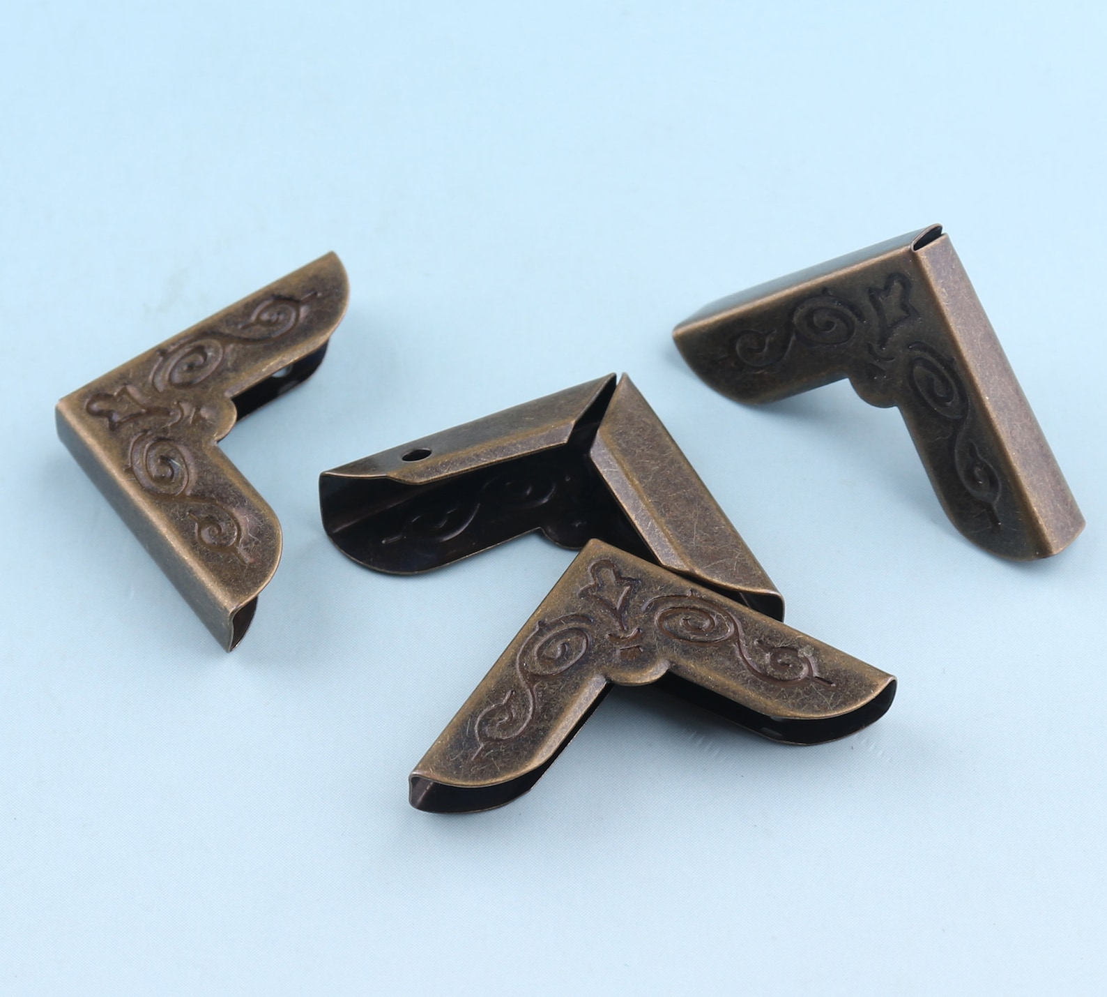 Antique Bronze Corners 20pcs 20mm Decorative Bag Corner Protector ...