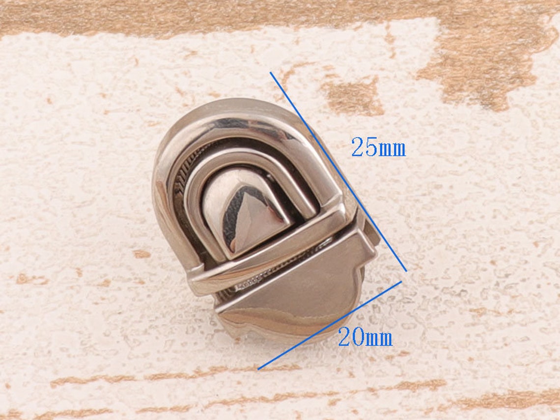 Mini Nickel Purse Lock 125mm Metal Box Lock Latch Lock - Etsy