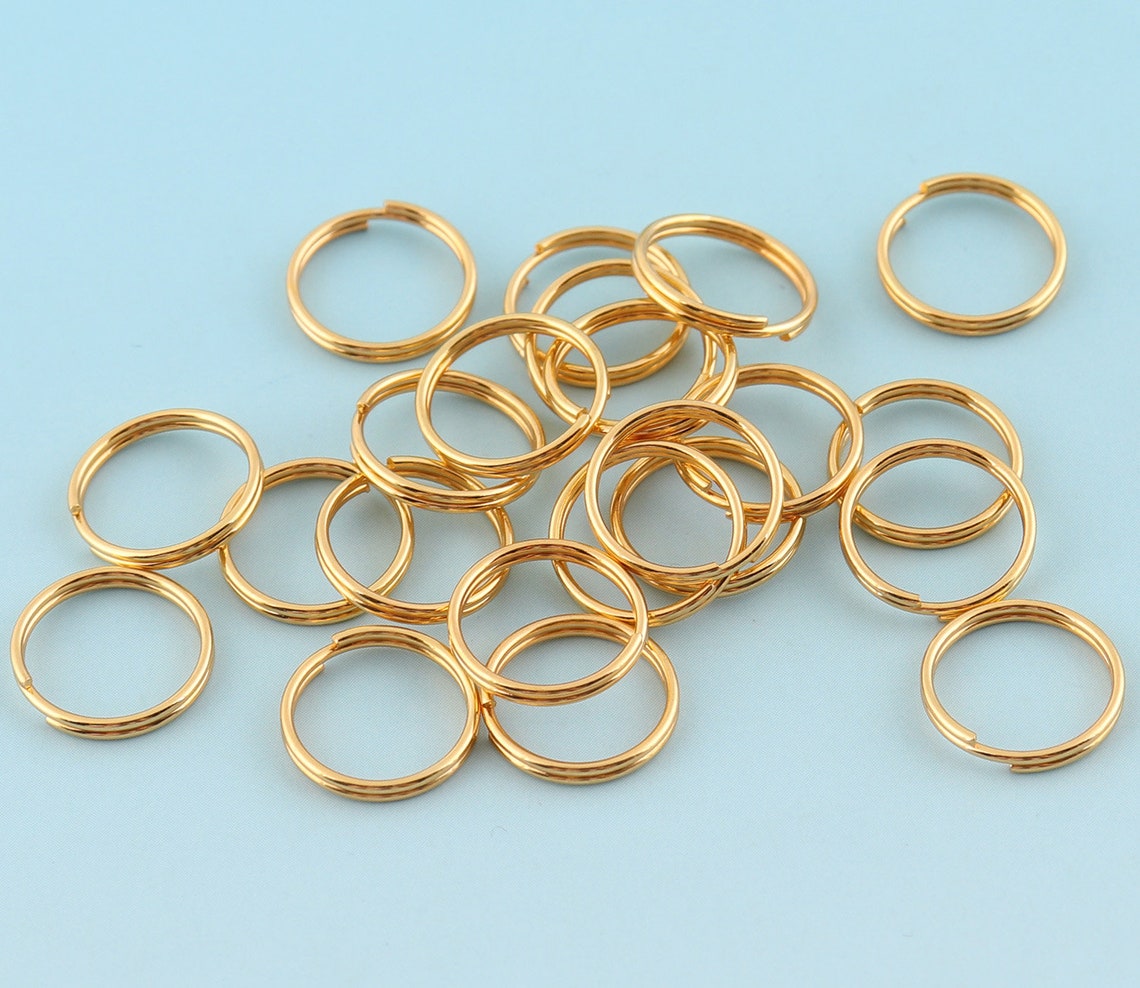 Metal Split Rings 500pcs 10mm Key Ring O Ring Jump Rings Large - Etsy