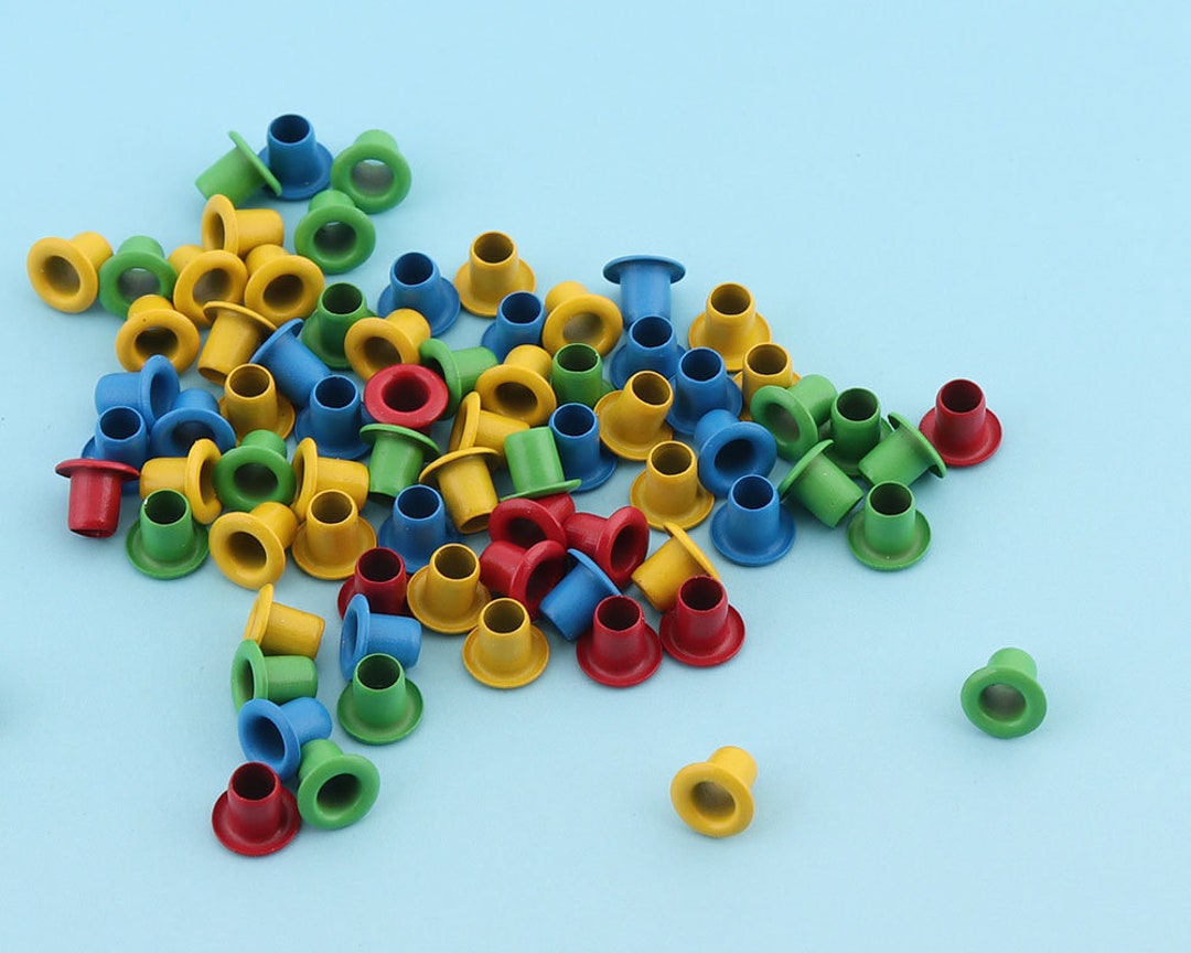 Colorful Eyelets 200pcs 5mm Mini Round Grommet Eyelets for Sewing Bead ...