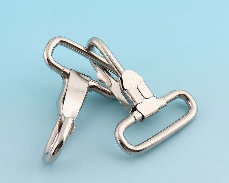 62*40mm Silver Snap Hook Metal Clasp Webbing Hook Swivel Clasp Bag ...