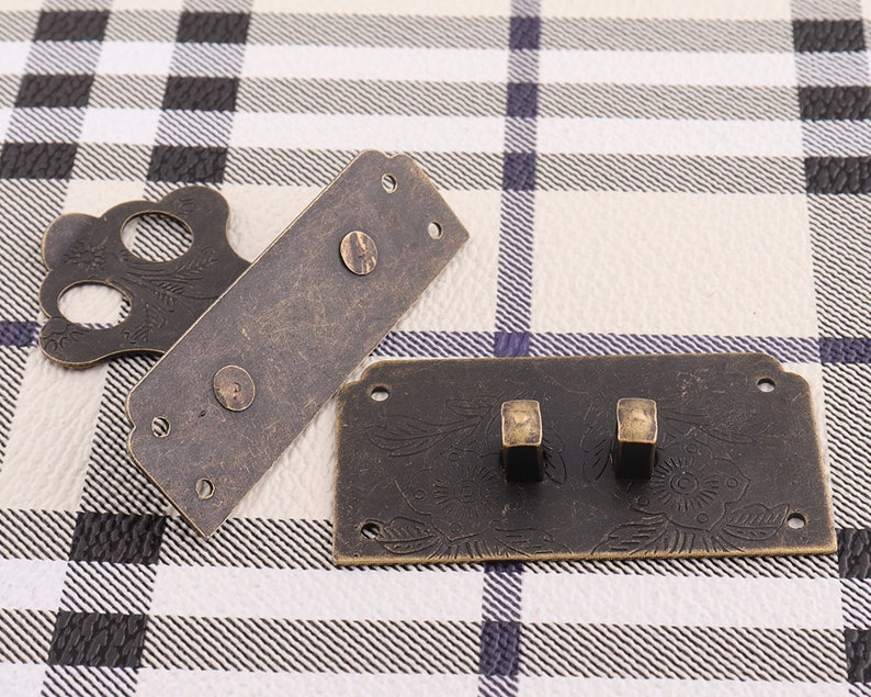 2sets Embossed Box Latch 5345mm Vintage Hasp Box Hardware - Etsy