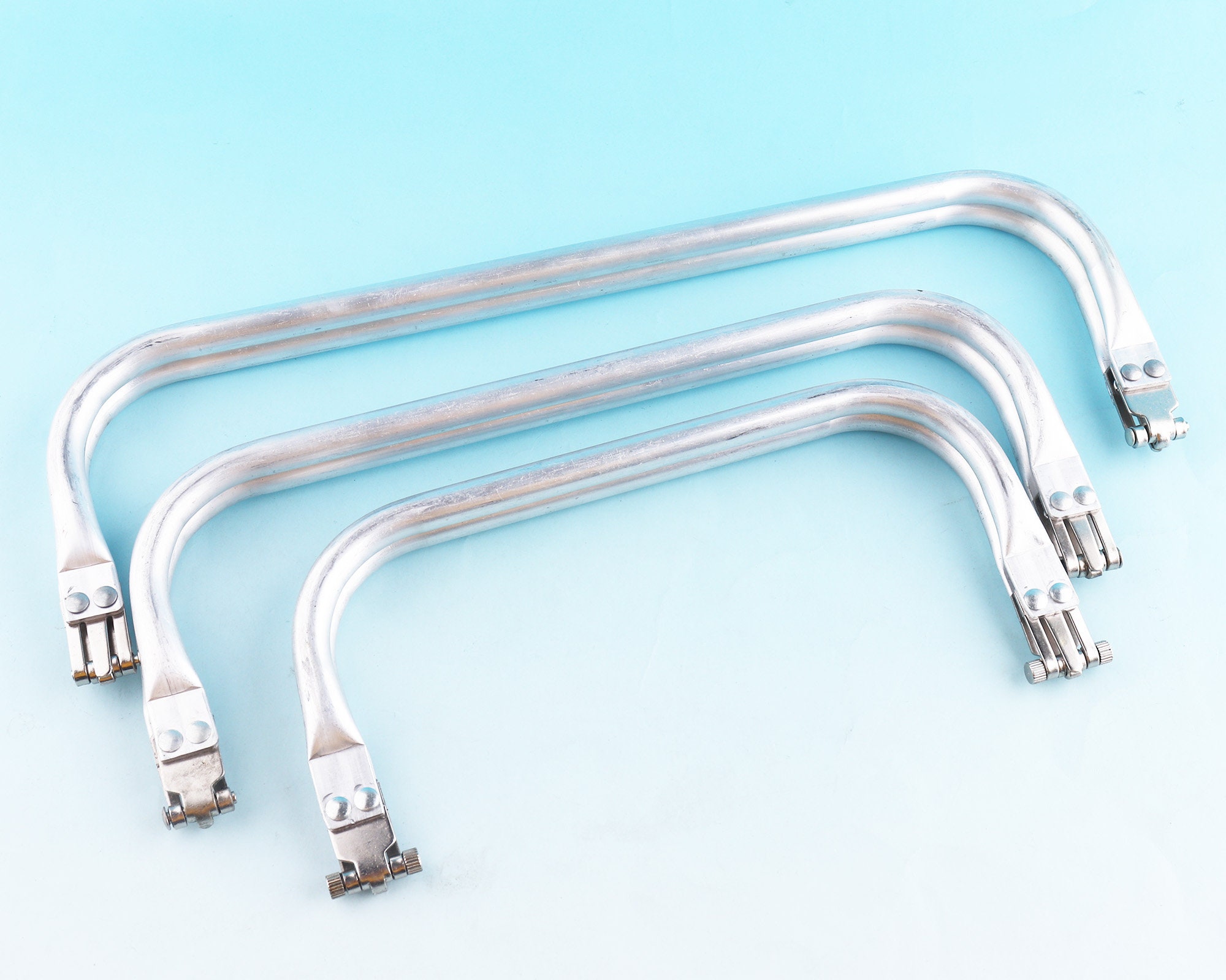 Large Bag Frame Aluminium Rectangle Purse Frame Clutch Kiss - Etsy