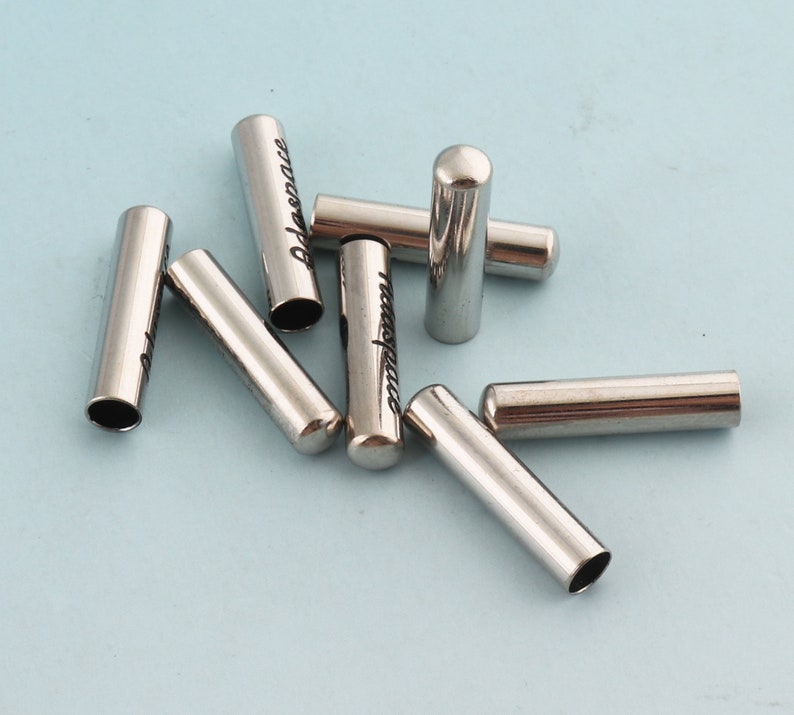 Shoelace Tips 3.5mm Silver Shoelace Bullets Metal Aglets Tube | Etsy