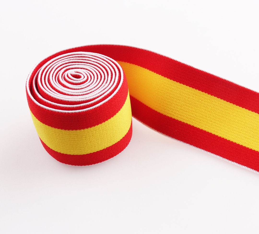 Elastic Webbing 38mm Colorful Webbing Strap Colored Stripes Straps Red ...