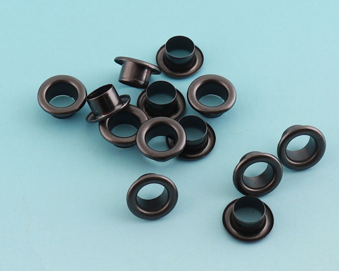 Black Eyelets 100pcs 11mm Round Grommet Eyelets for Sewing - Etsy