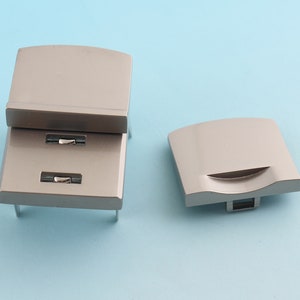 Matte Silver Lock 55*34mm Purse Lock Turn Lock Metal Box Lock Latch ...