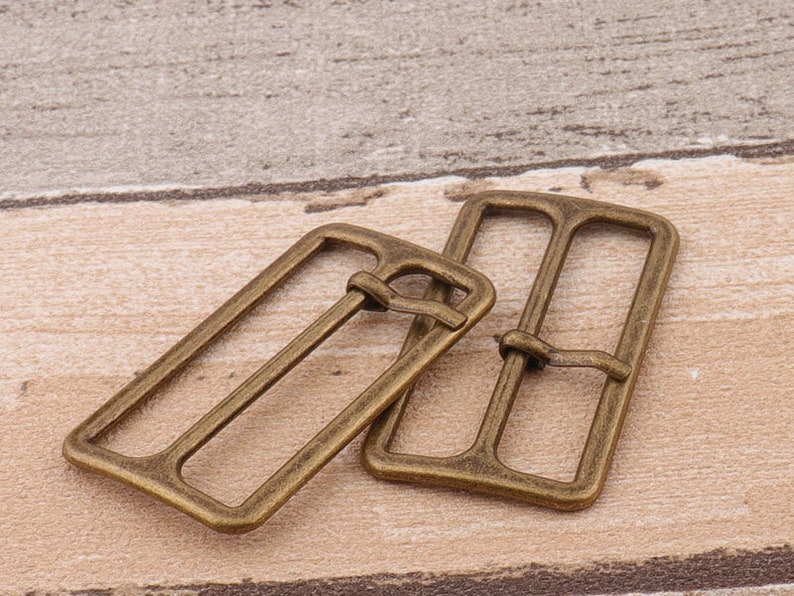 Large Belt Buckle 2"(50mm) Antique Bronze Adjuster Buckle Tri Bar ...