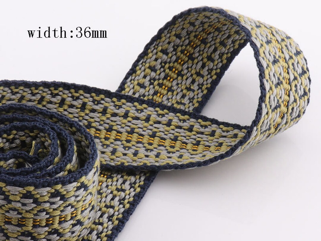 Webbing 1 3/836mm Canvas Webbing Colored Stripes - Etsy