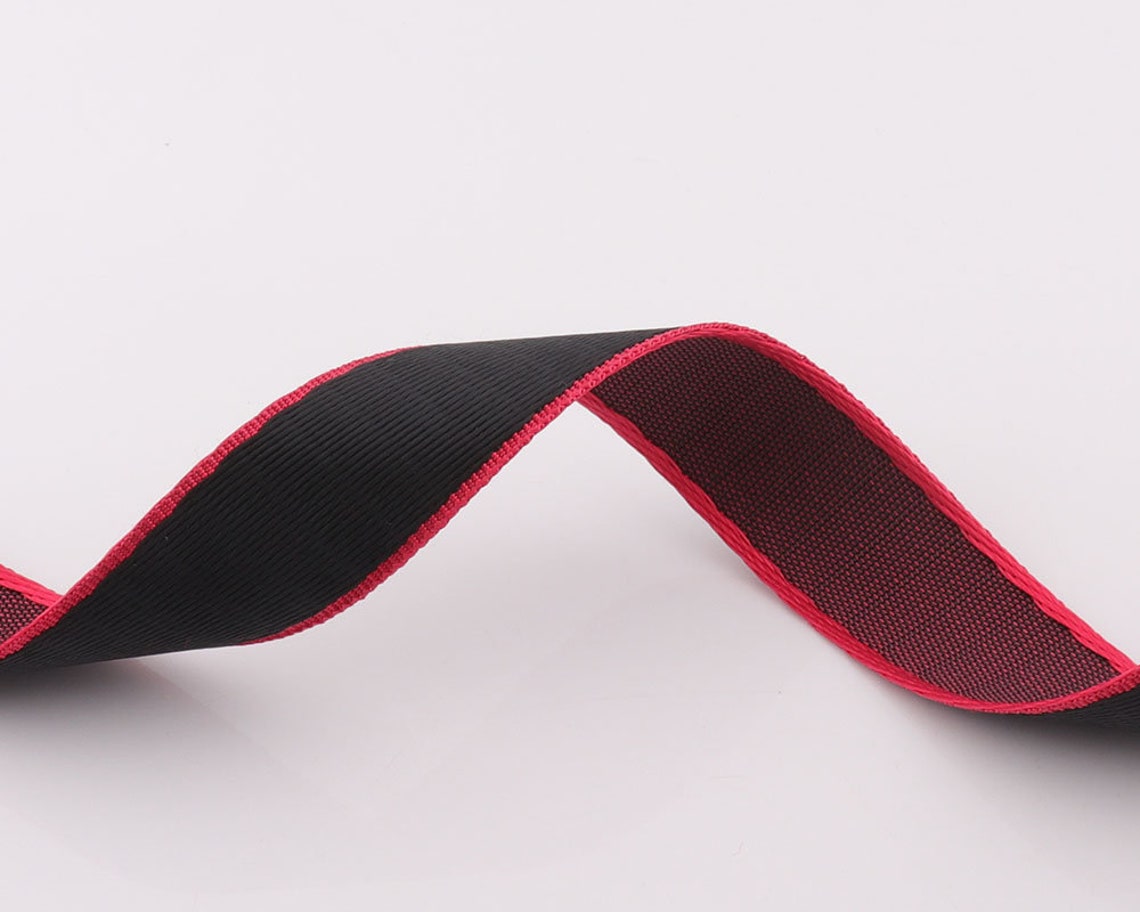 Red Webbing 5yards25mm Light Weight Stripes Straps Webbing - Etsy UK