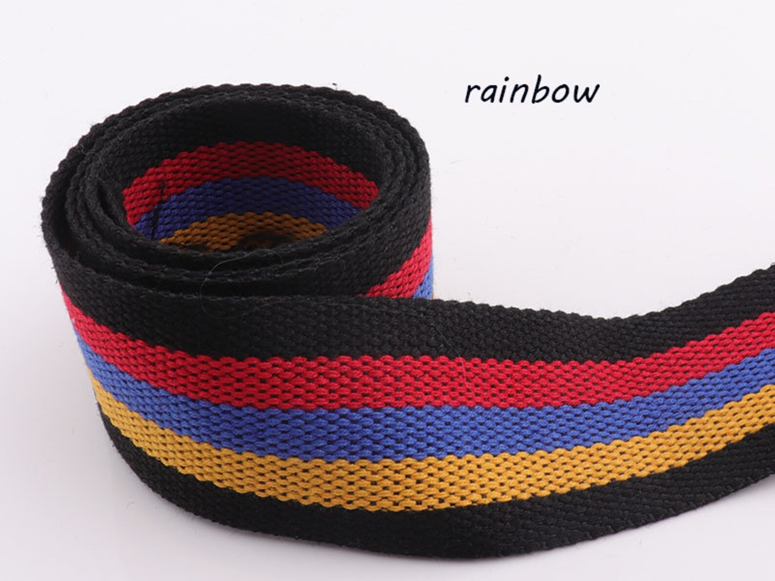 Corlorful Webbing 45mm Stripe Webbing Fabric Belt Canvas - Etsy
