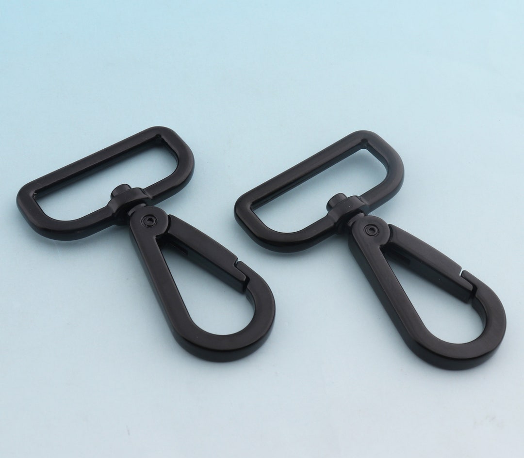 Swivel Claw Clips Black Swivel Clasp 62*32 Mm Metal Lanyards Clasp ...