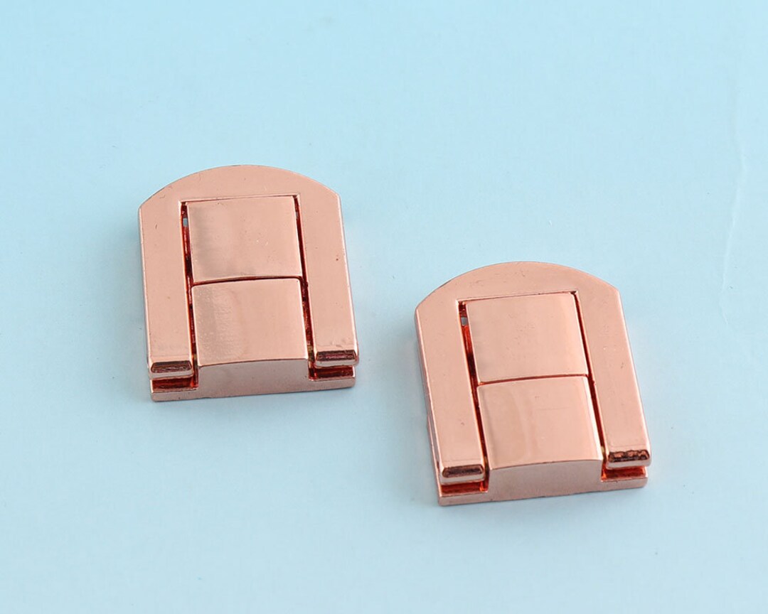 Rose Gold Lock Alloy Bag Lock 25*20mm Metal Box Lock Latch Lock Twist ...