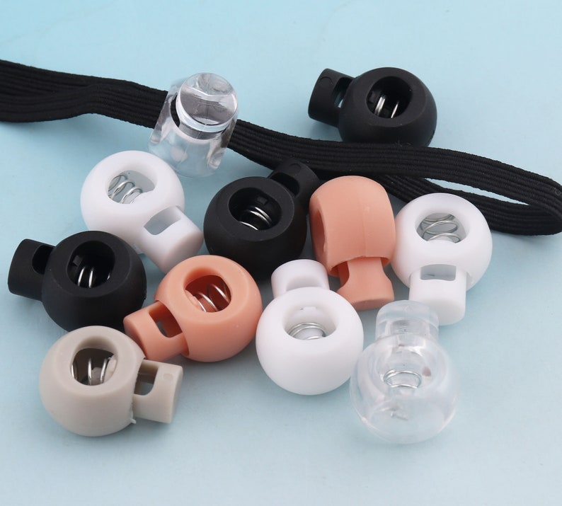 30-50pcs 9mm Cord Stopper for 4-10mm Elastic Cord Cord Locks - Etsy