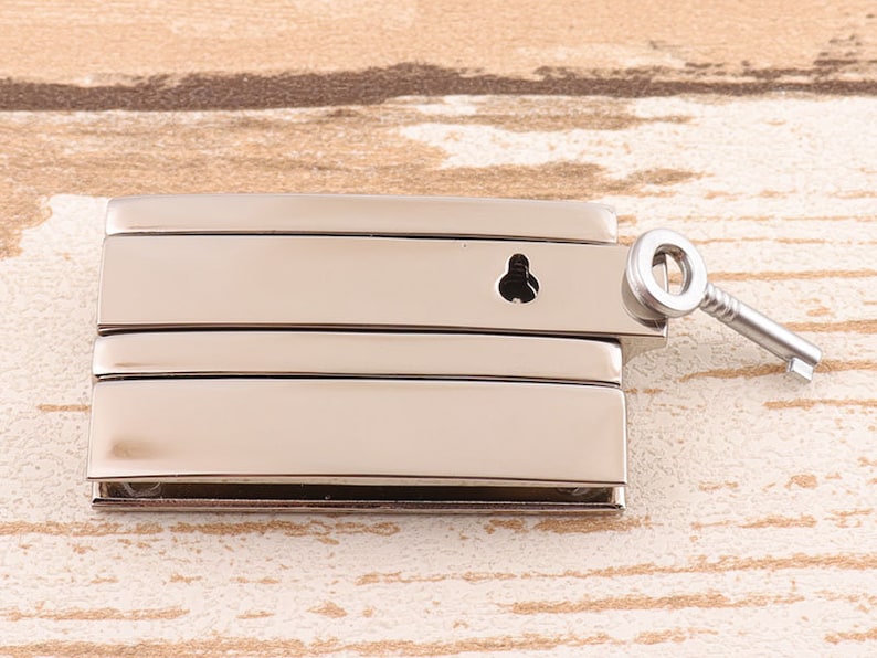 Silver Bag Lock 2 1/2metal Box Lock Latch Lock High Quality - Etsy