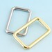 Gold /silver /gunmetal Rectangle Ring 20mm Belt Buckle Unique Rectangle ...