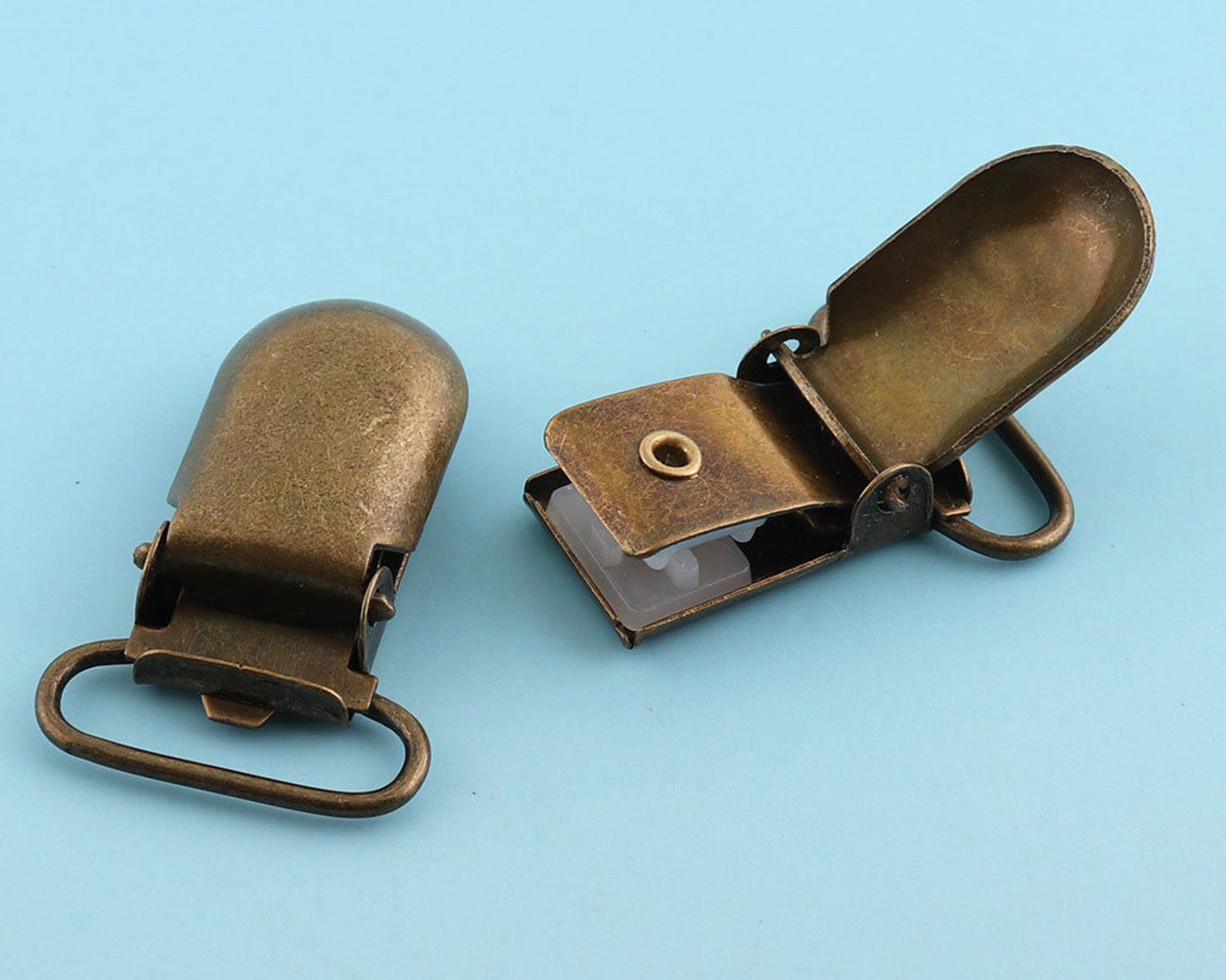 Bronze Suspender Clips 3520mm Metal Kam Clips Dummy Clips - Etsy