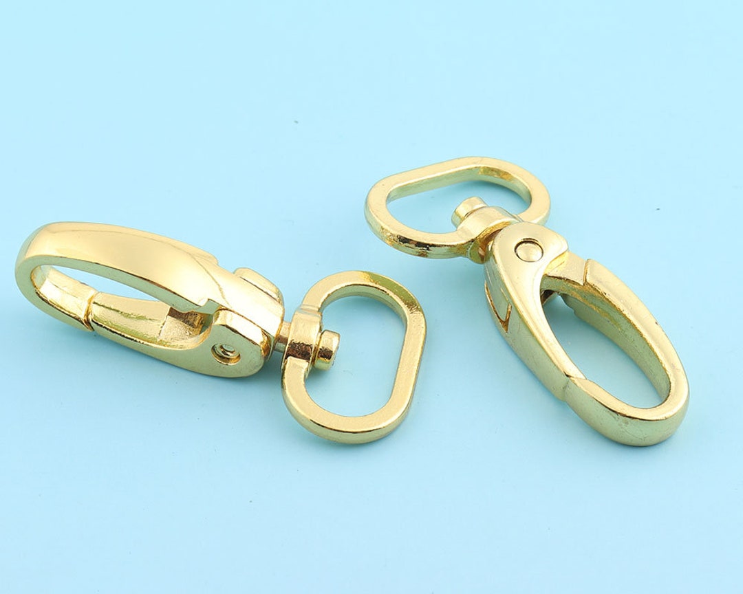 Golden Swivel Snap Clasp 8pcs 50*20mm Metal Lobster Clasp Snap Hook for ...