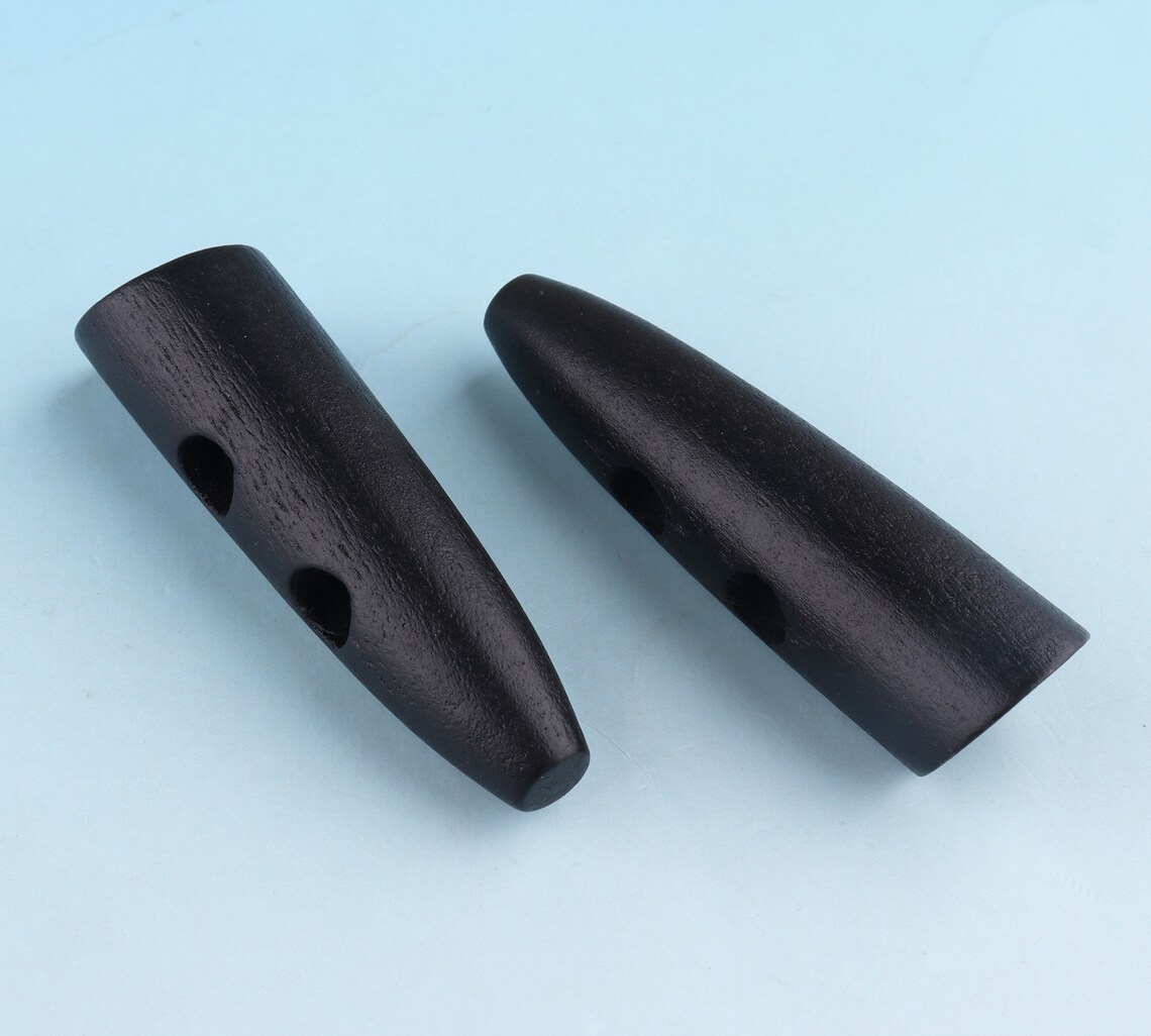 Cord Stop 10 Pcs Black Wood Toggle Cord Lock Stopper Cord - Etsy