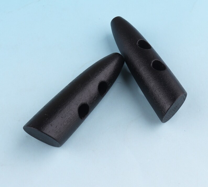 Cord Stop 10 Pcs Black Wood Toggle Cord Lock Stopper Cord - Etsy