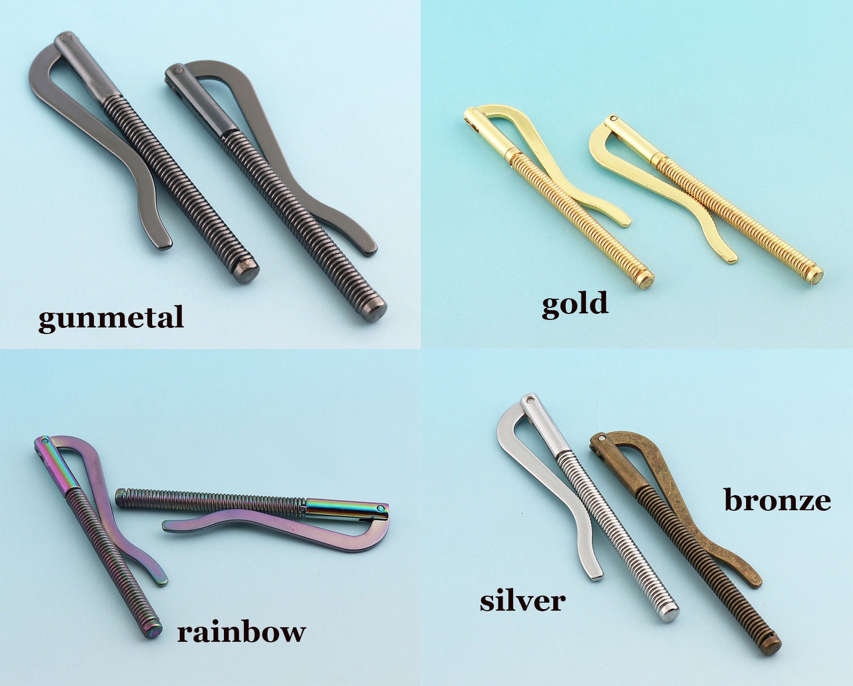 Cash Clamp Holder Spring Money Clips 20pcs Silver Wallet Clips | Etsy