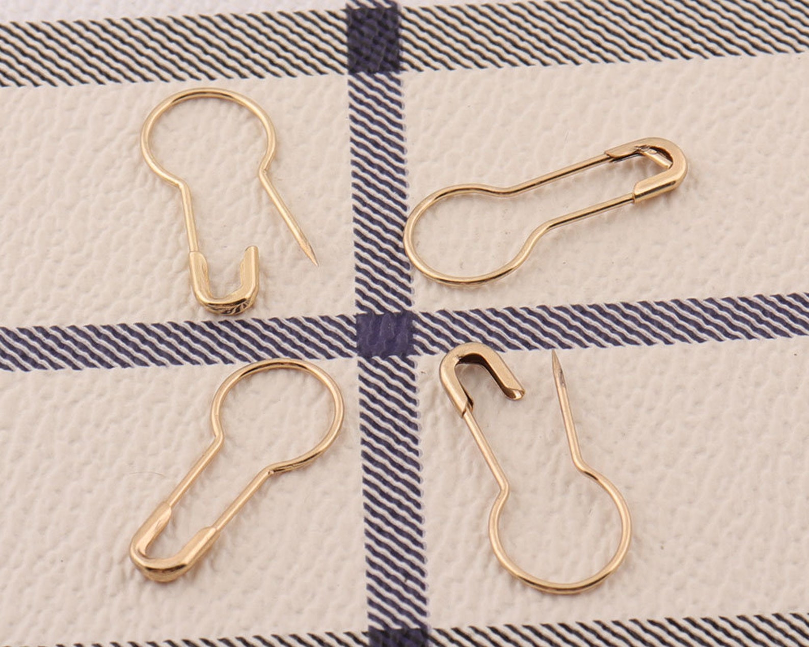 Light Gold Safety Pins 200pcs 219mm Mini Bulb Safety Pins - Etsy