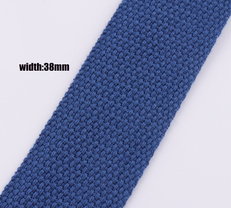 Cotton Webbing 3-10 Yards*38mm Royal Blue Webbing Solid Color Webbing ...