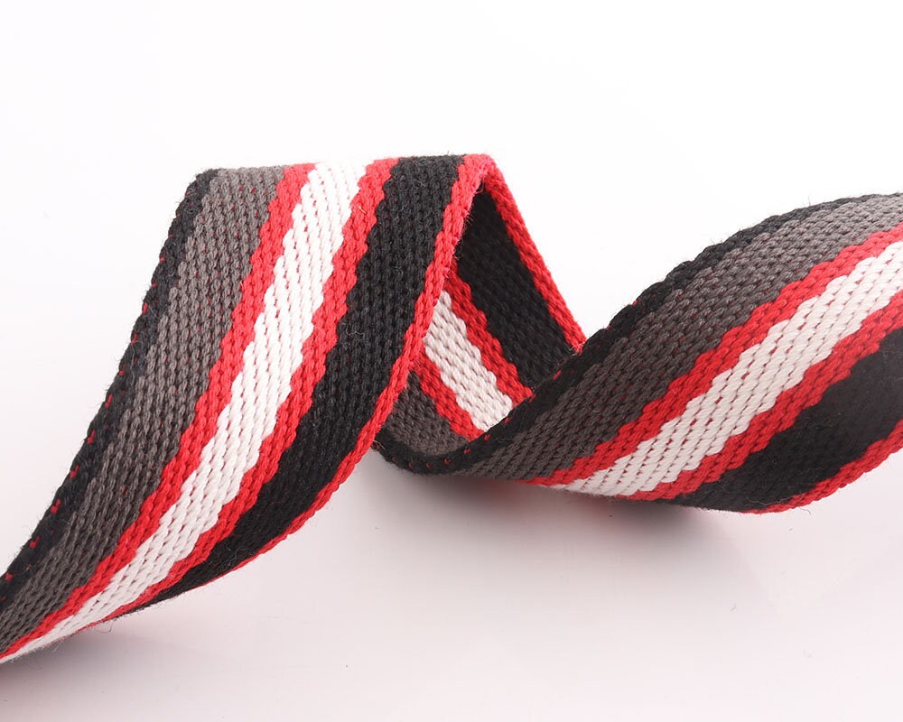 Red Webbing Stripes Straps Webbing-38mm Leash Webbing Webbing - Etsy