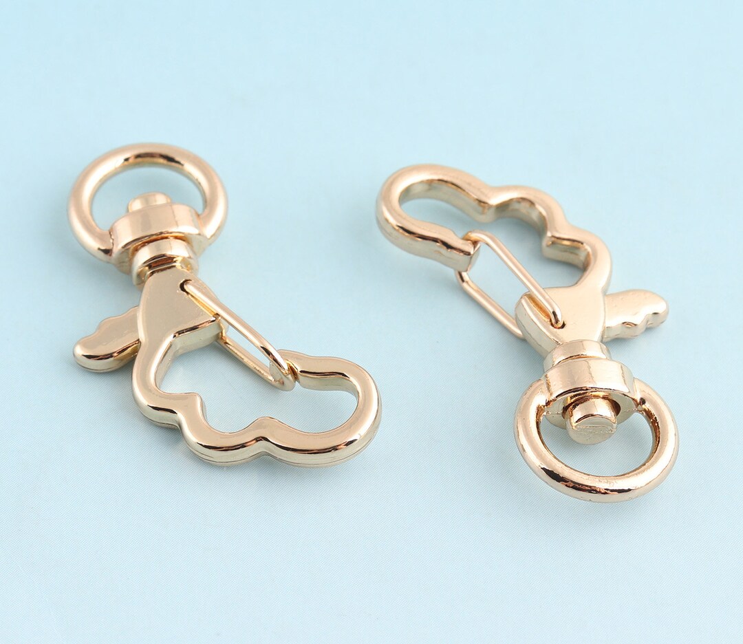 Swivel Snap Clasp 4pcs 34*9mm Light Gold Swivel Hooks Thumb Swivel ...