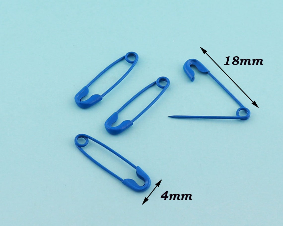 Royal Blue Safety Pins 100-300pcs 184mm Mini Brooch Safety - Etsy