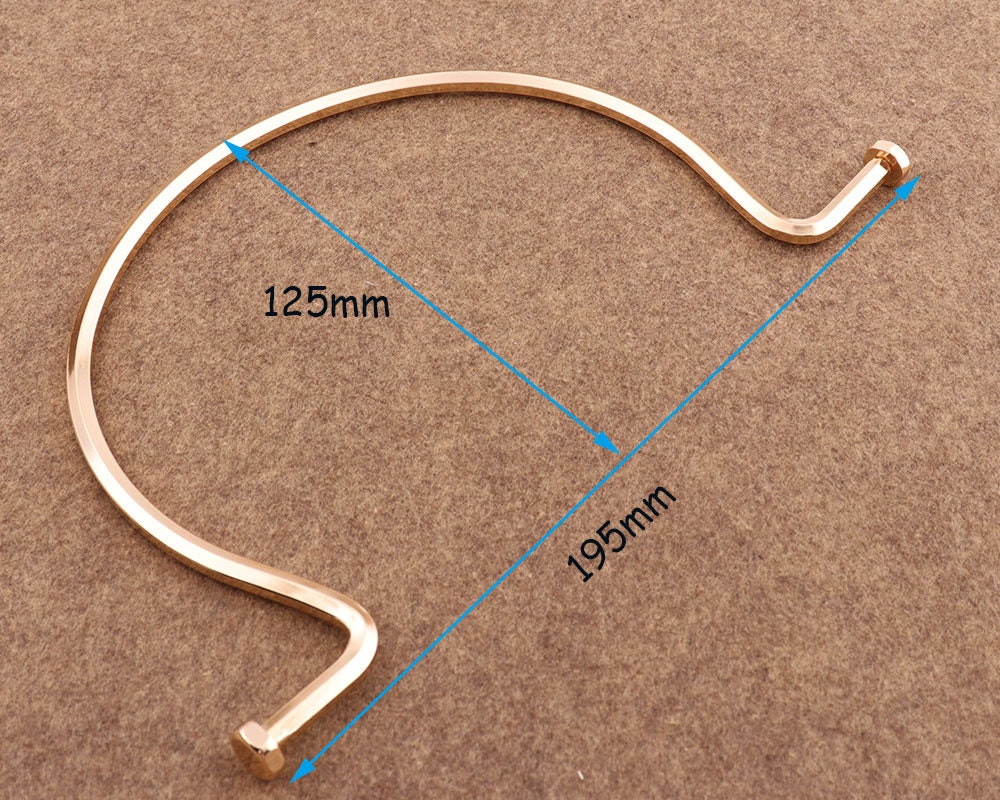 Golden Purse Handle 2pcs Large Bag Handles Arched Handles | Etsy