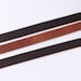 Dark Brown Leather Strip Leather Strap 1/2" Genuine Leather Leather ...