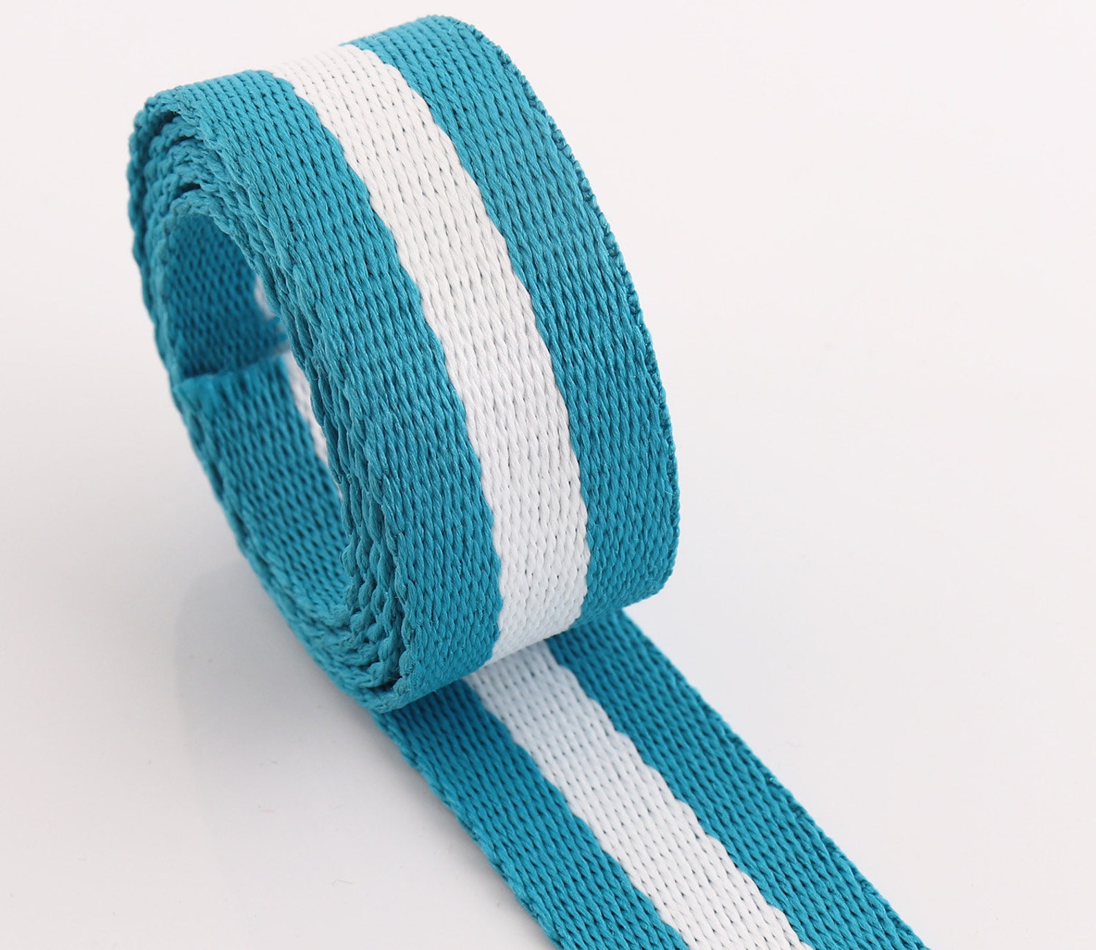 Blue Stripe Webbing 5 Yards25mm Webbing Light Weight Fabric - Etsy