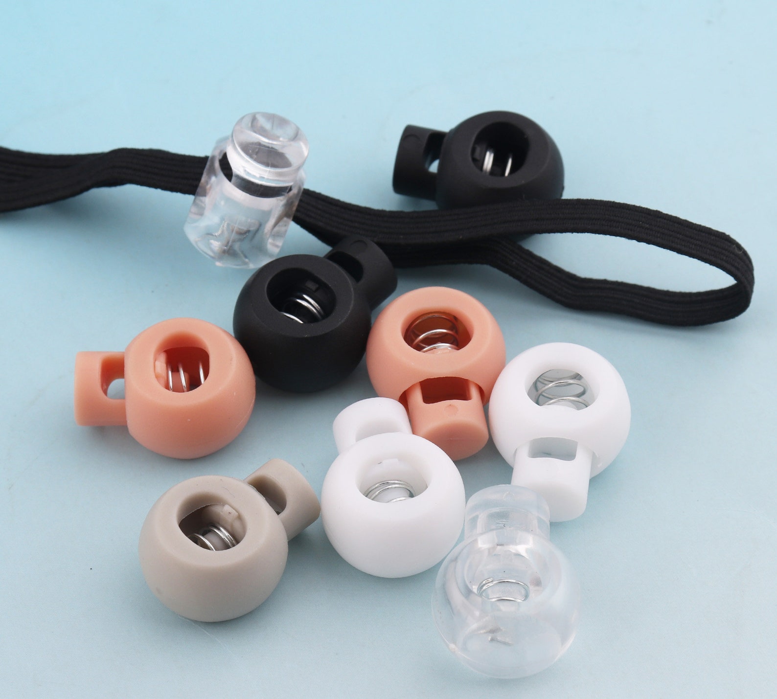 30-50pcs 9mm Cord Stopper for 4-10mm Elastic Cord Cord Locks - Etsy