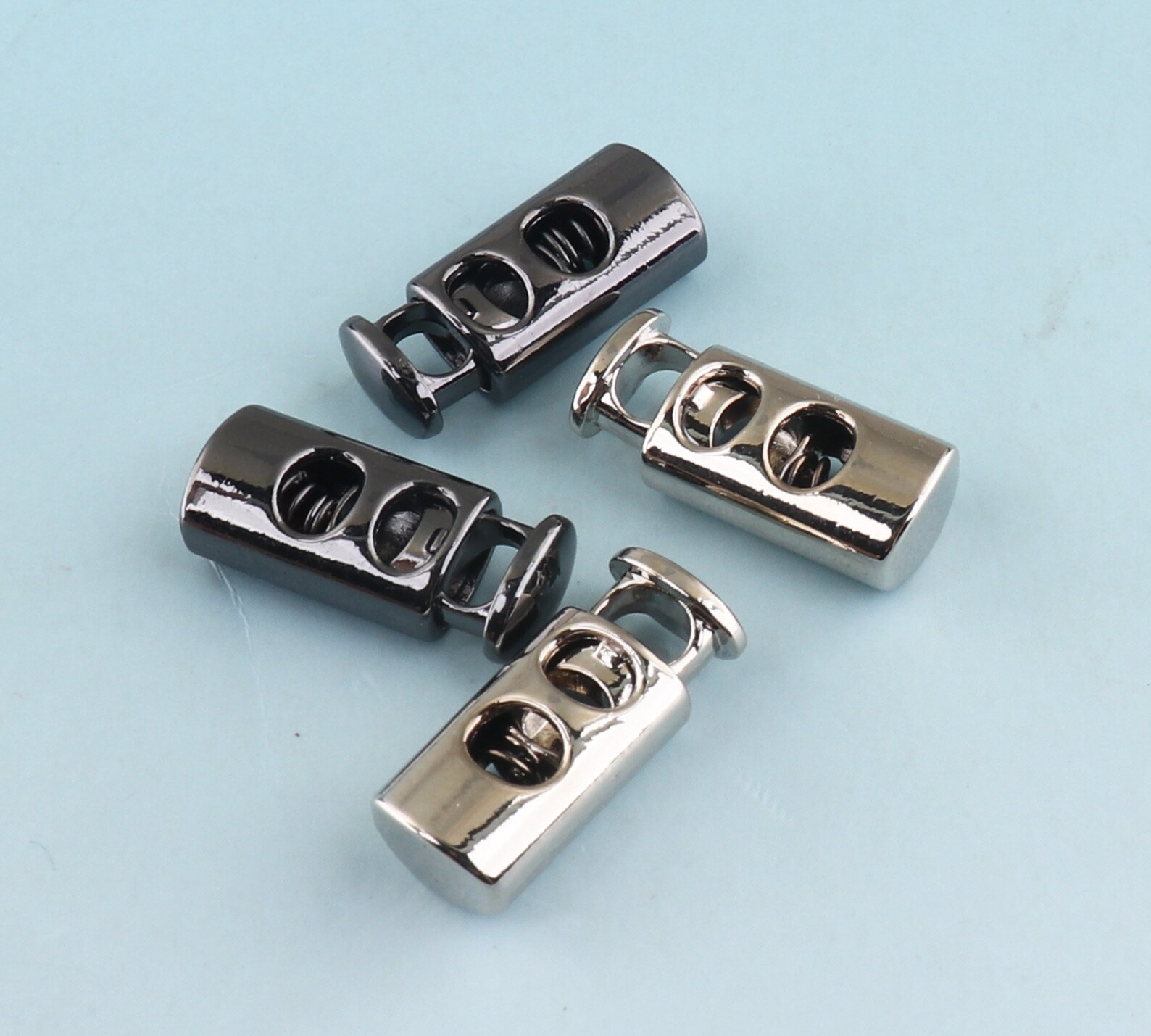 Silver Toggle Cord 20pcs 5mm Metal Cord Locks Cord Stopper - Etsy