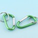 4825mm Green Carabiner With Split Rings Metal Carabiner - Etsy