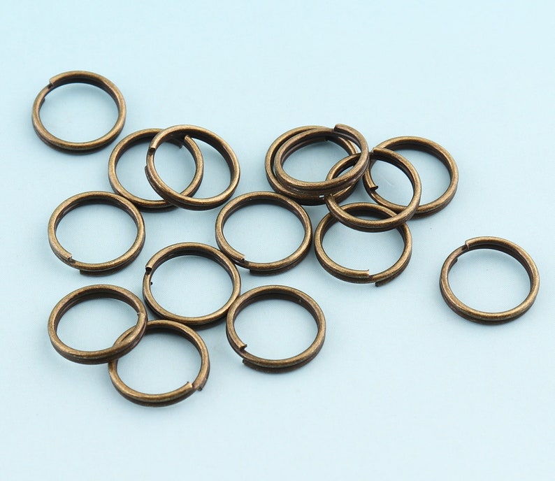 Split Rings 200pcs 10mm Mini Split Key Ring Bronze O Ring Key - Etsy