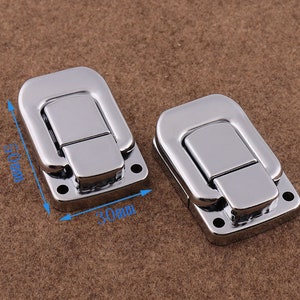 50*30mm Silver Purse Lock Metal Bag Lock Latch Lock Twist Purse Turn ...